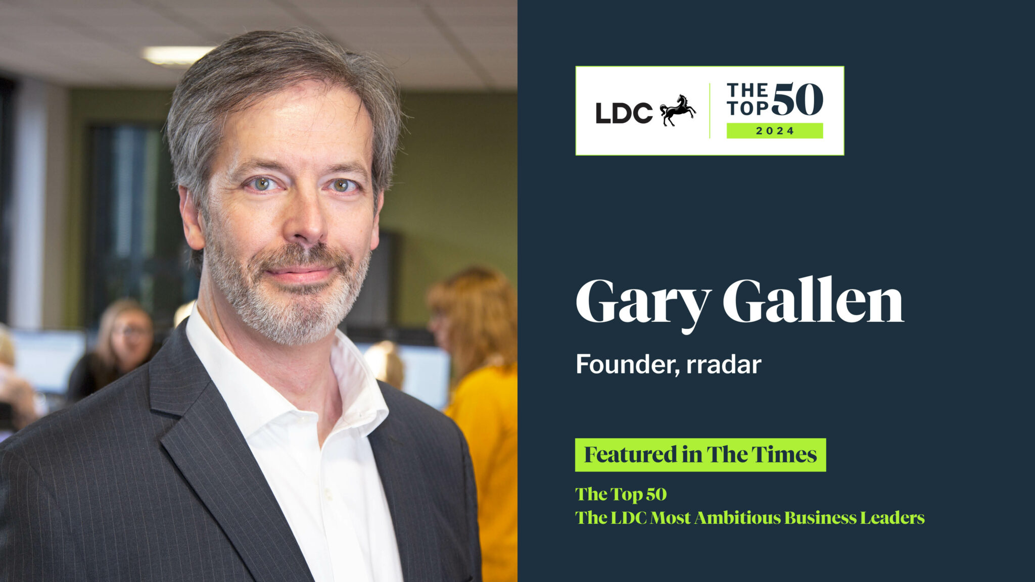 Gary Gallen named in UK’s Top 50 Most Ambitious Leaders